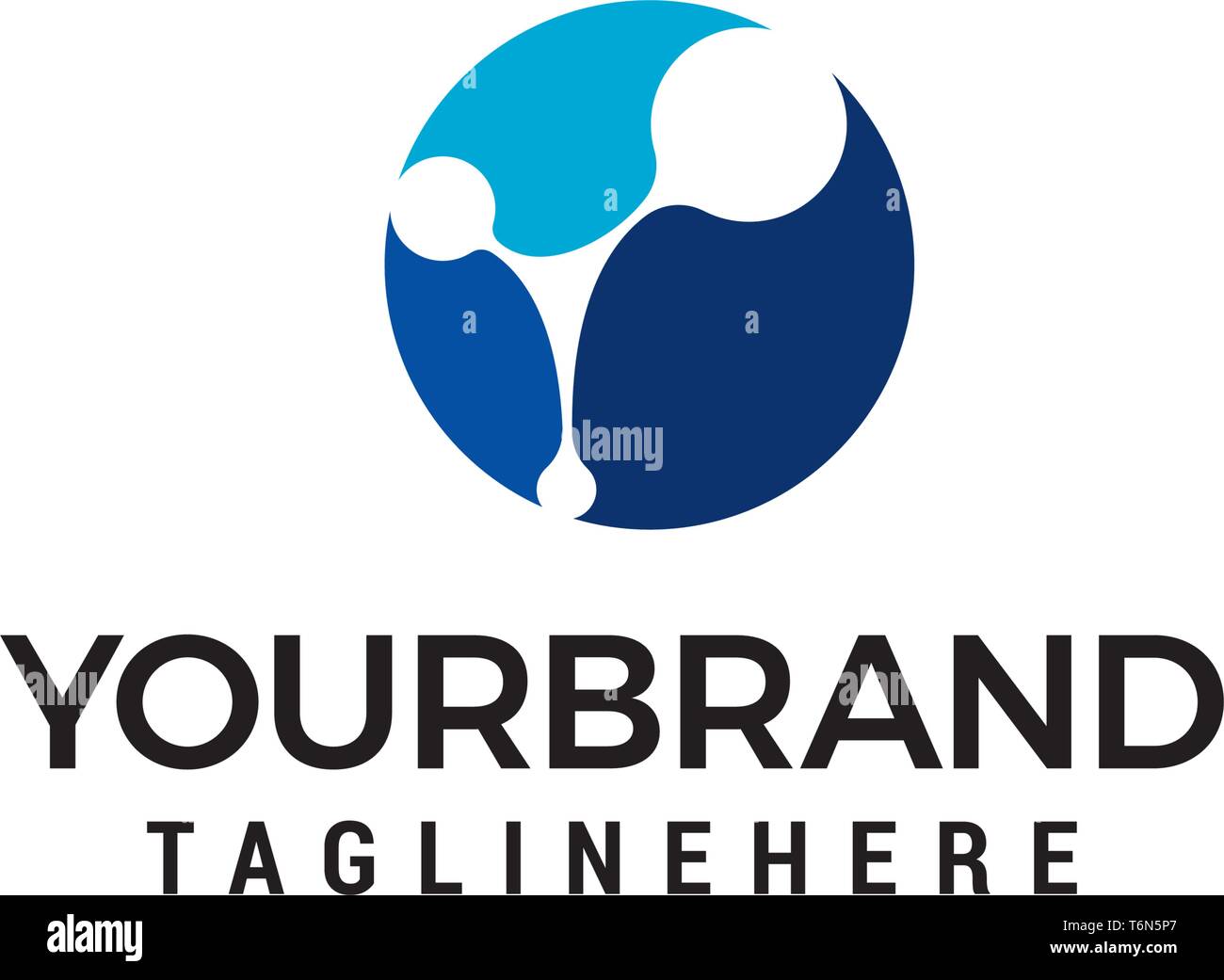 Simbolo di tecnologia del cerchio del punto immagini e fotografie stock ...