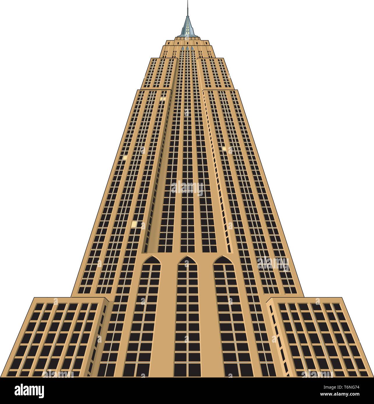 Empire state building vector vectors immagini e fotografie stock ad ...
