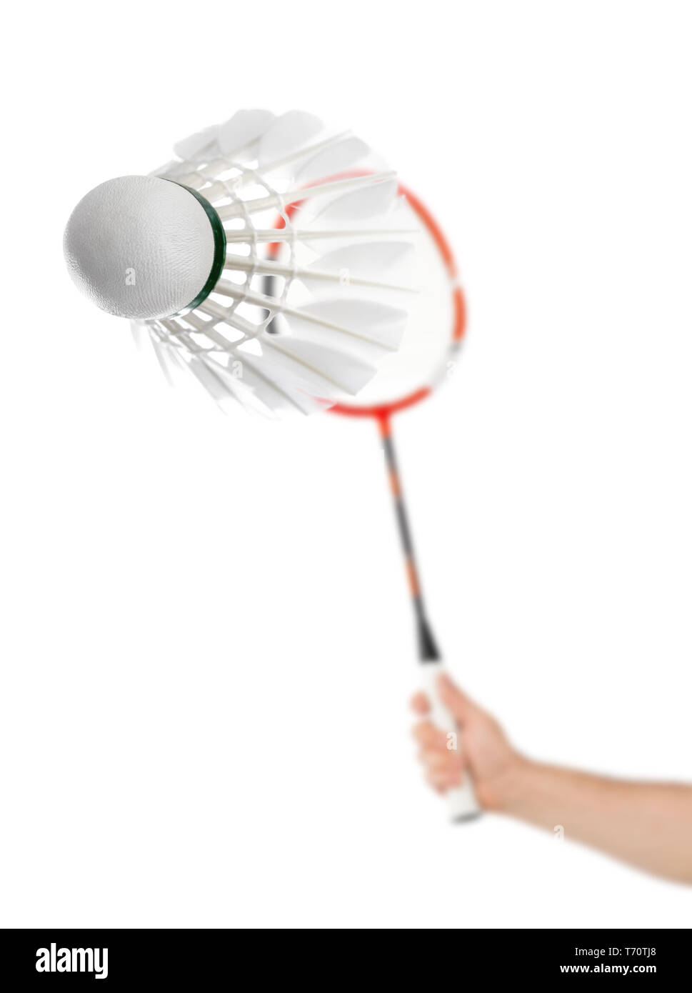 Racchetta da badminton e piuma immagini e fotografie stock ad alta ...