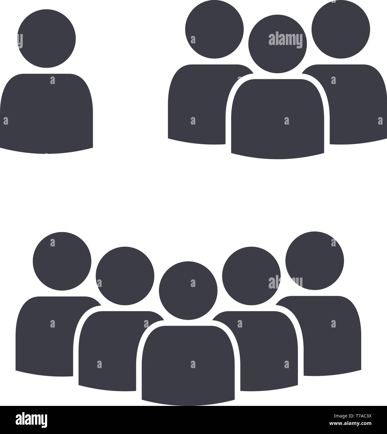 Simbolo del lavoro di squadra Immagini Vettoriali Stock - Alamy