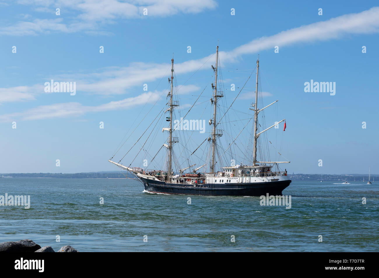 Tradizionale nave a tre alberi in legno immagini e fotografie stock ad ...