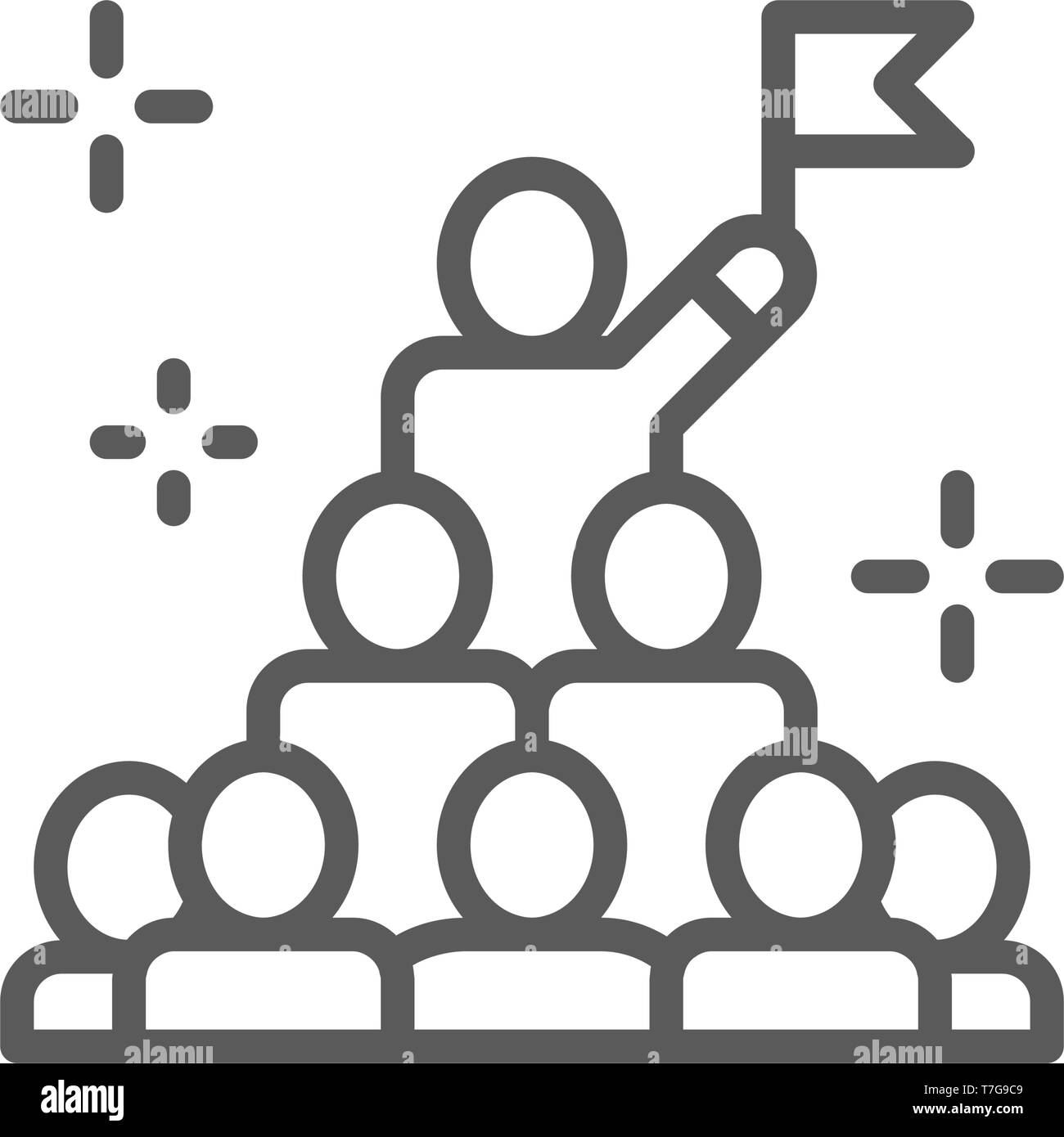 Superior leadership Immagini Vettoriali Stock - Alamy