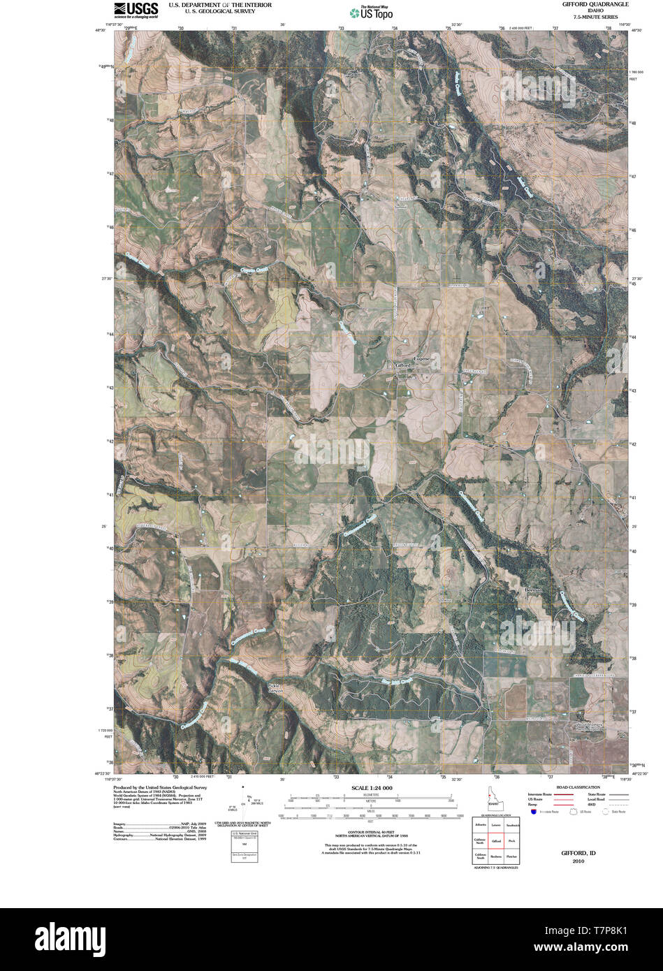 Mappa di gifford Immagini senza sfondo e Foto Stock ritagliate - Alamy