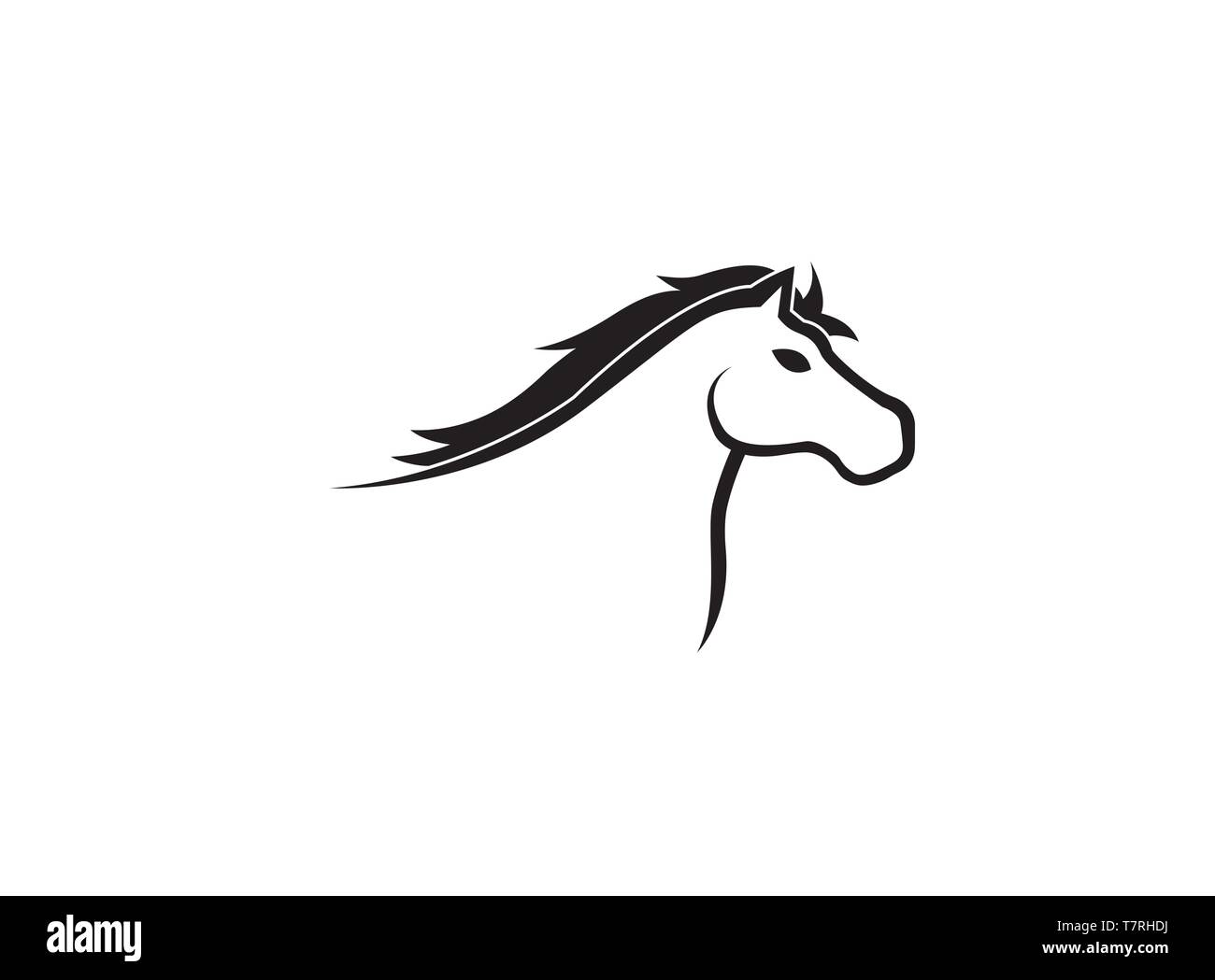 Cavallo al galoppo Immagini Vettoriali Stock - Alamy