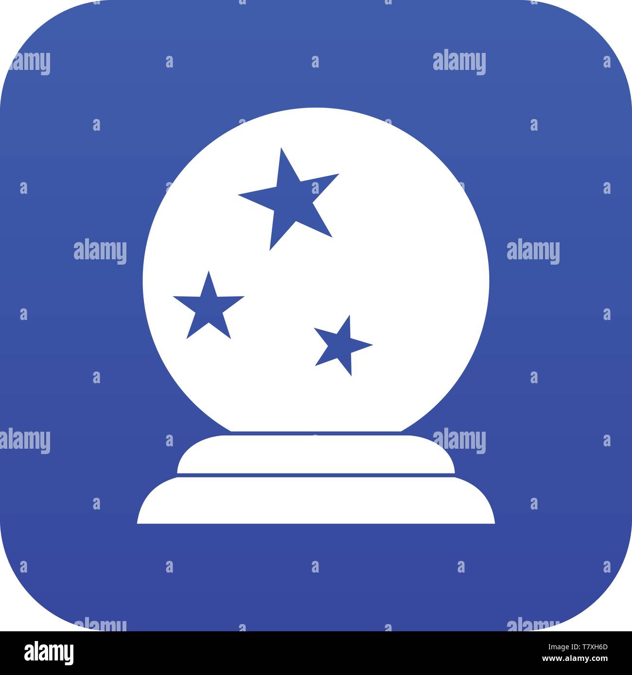 Mago di vetro palla blu Immagini Vettoriali Stock - Alamy