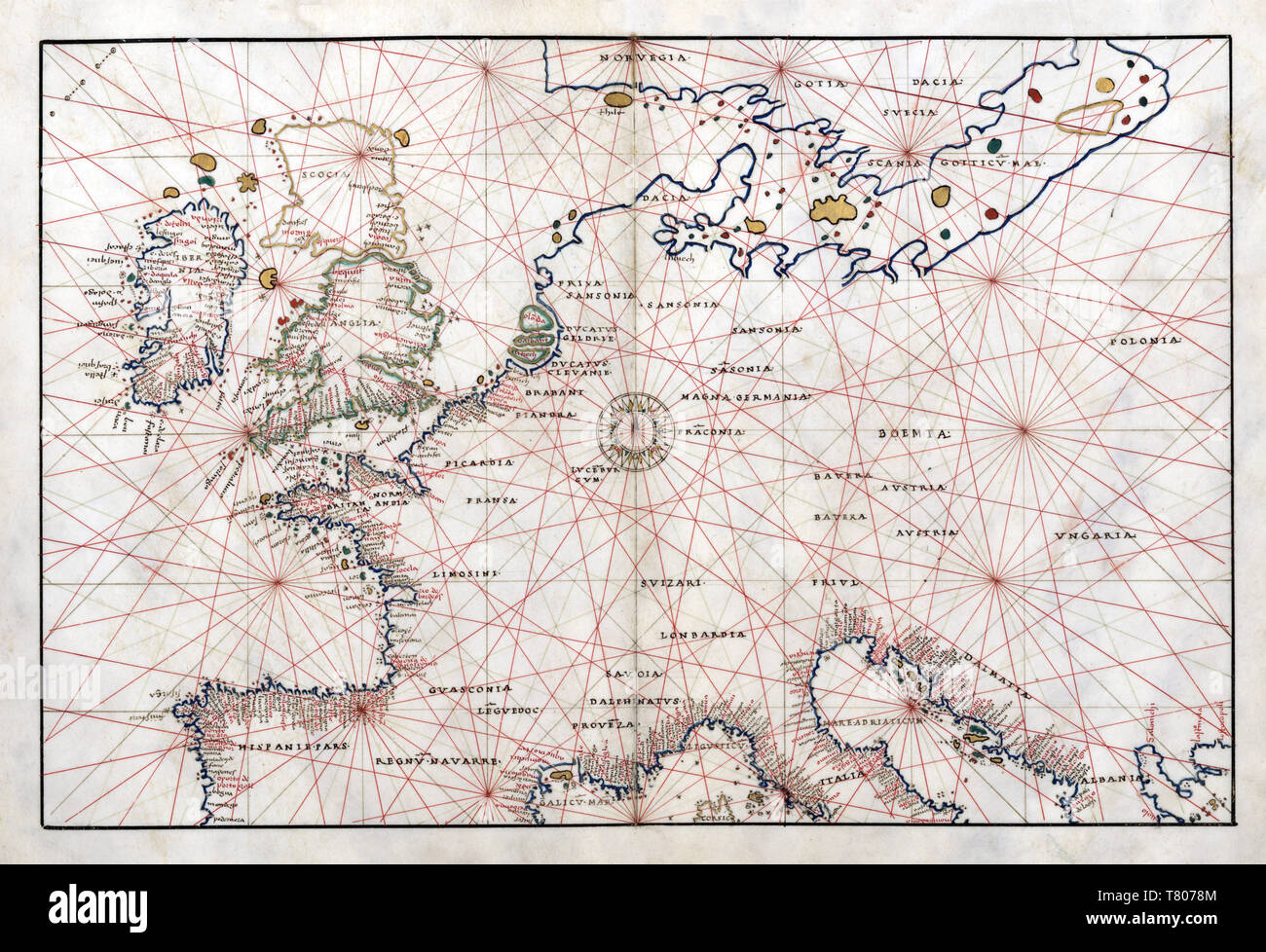 Carta del nord europa immagini e fotografie stock ad alta risoluzione ...