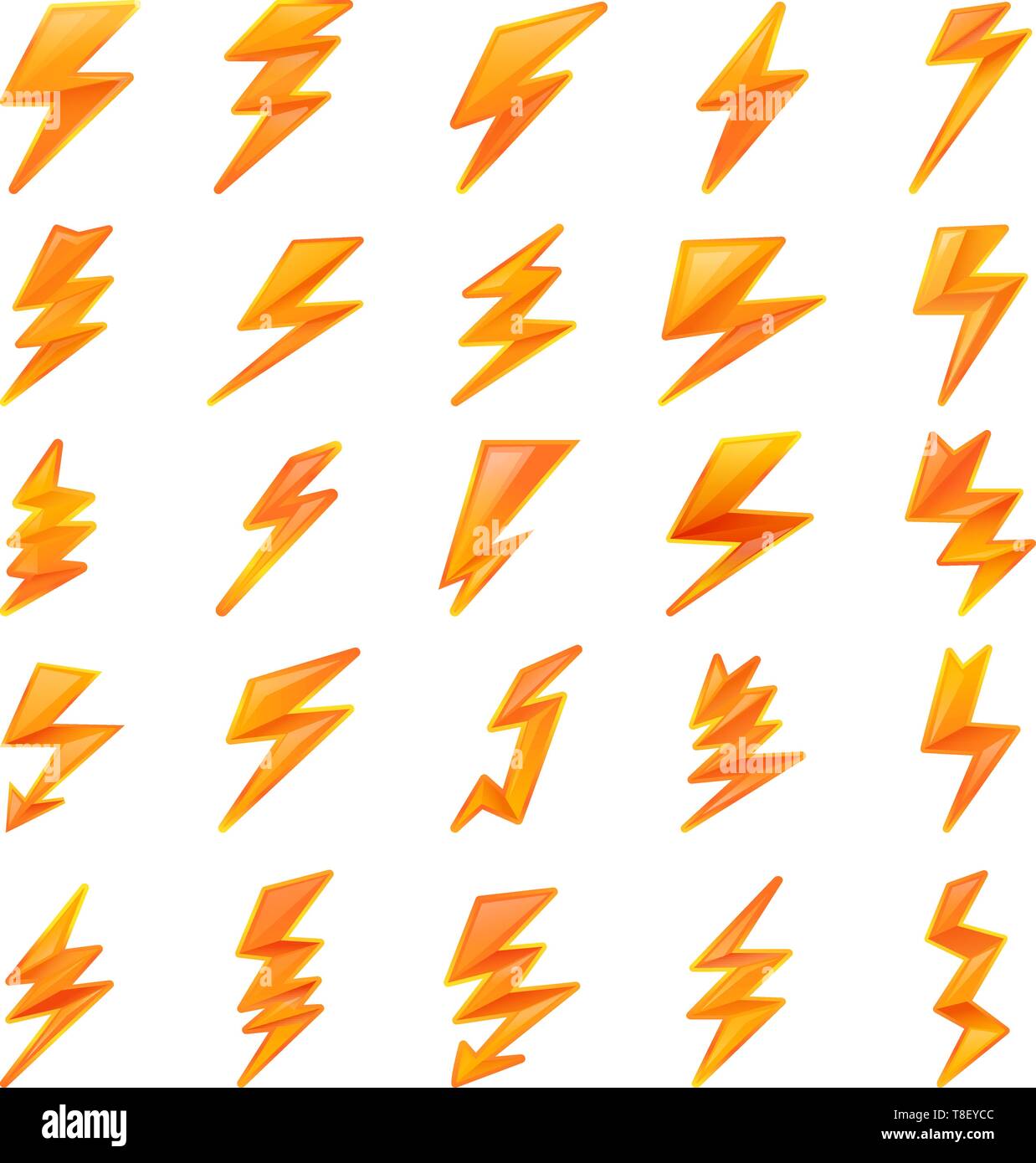 Cartoon lightning bolt immagini e fotografie stock ad alta risoluzione ...