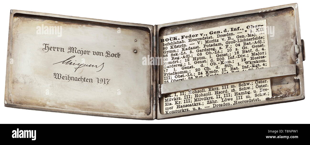 Von bock era un ufficiale di stato maggiore immagini e fotografie stock ...