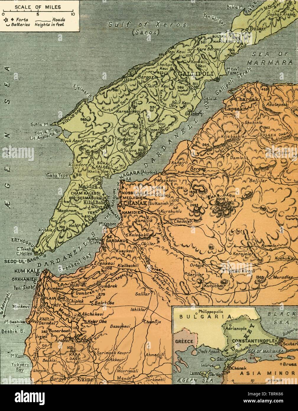 Mappa dei dardanelli immagini e fotografie stock ad alta risoluzione ...
