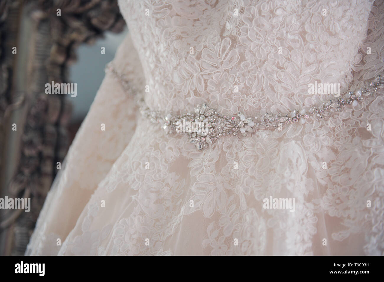 Abito in pizzo cipria immagini e fotografie stock ad alta risoluzione ...