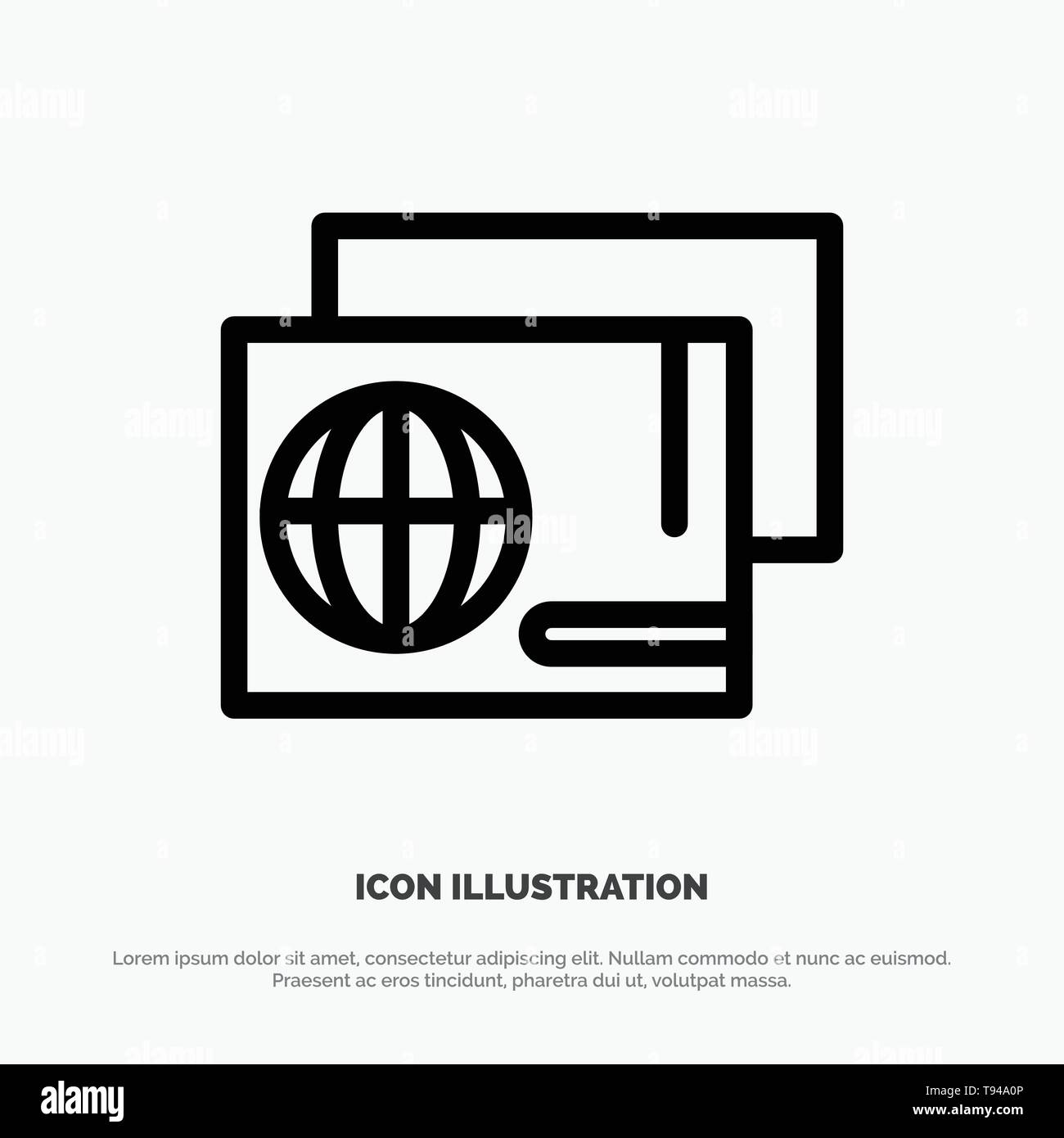 Linea del passaporto Immagini Vettoriali Stock - Pagina 2 - Alamy