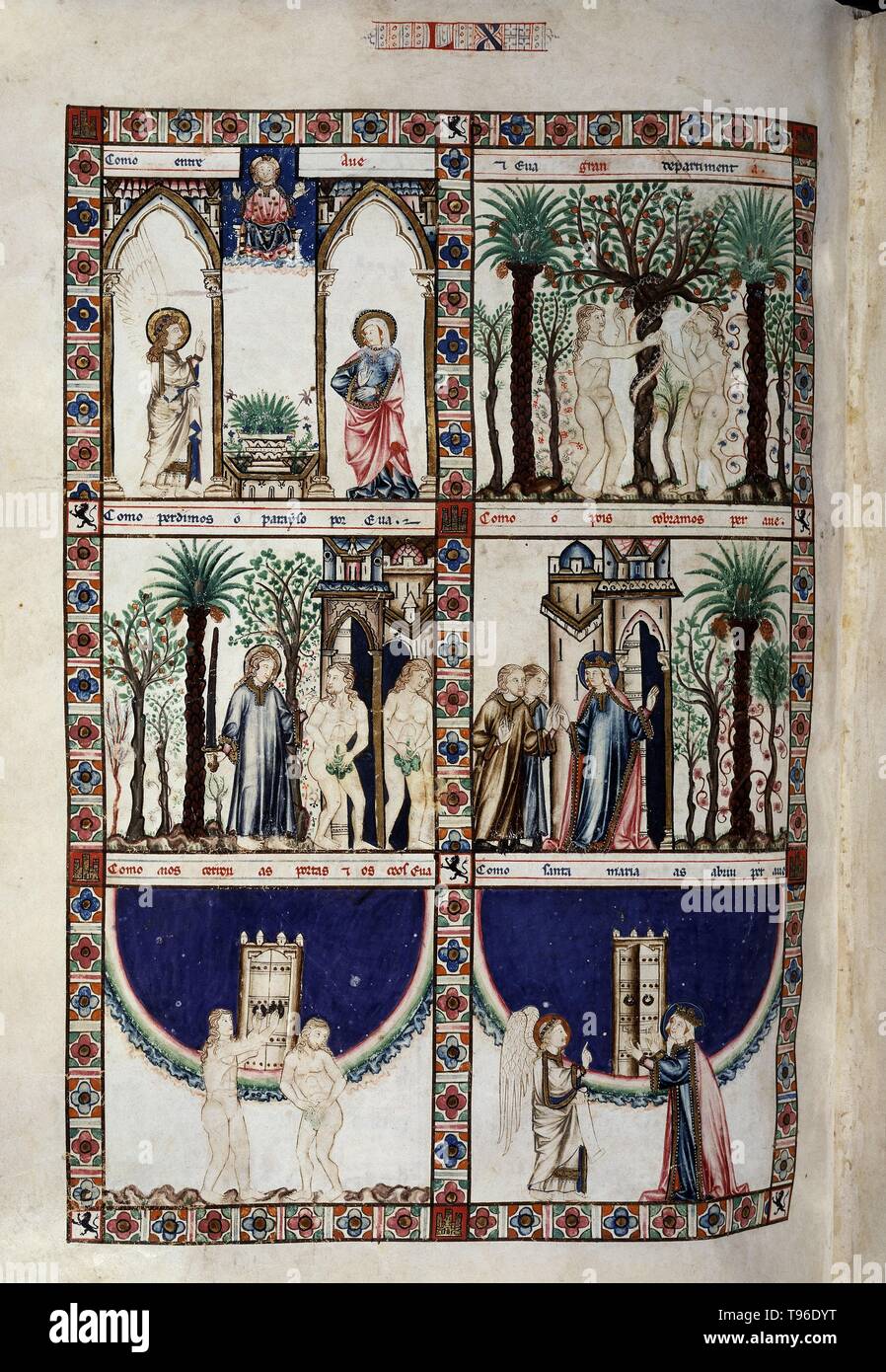 MTI1-CANTIGA sta. Maria Nº60-F88V-DE LOOR DE SANTA Mº,DE LAS CINCO ...