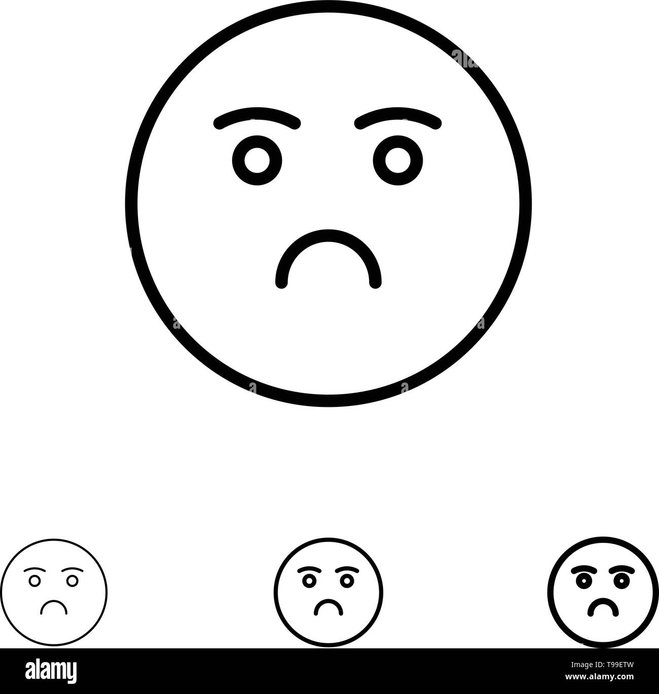 Sad emoticon Foto e Immagini Stock in Bianco e Nero - Pagina 2 - Alamy