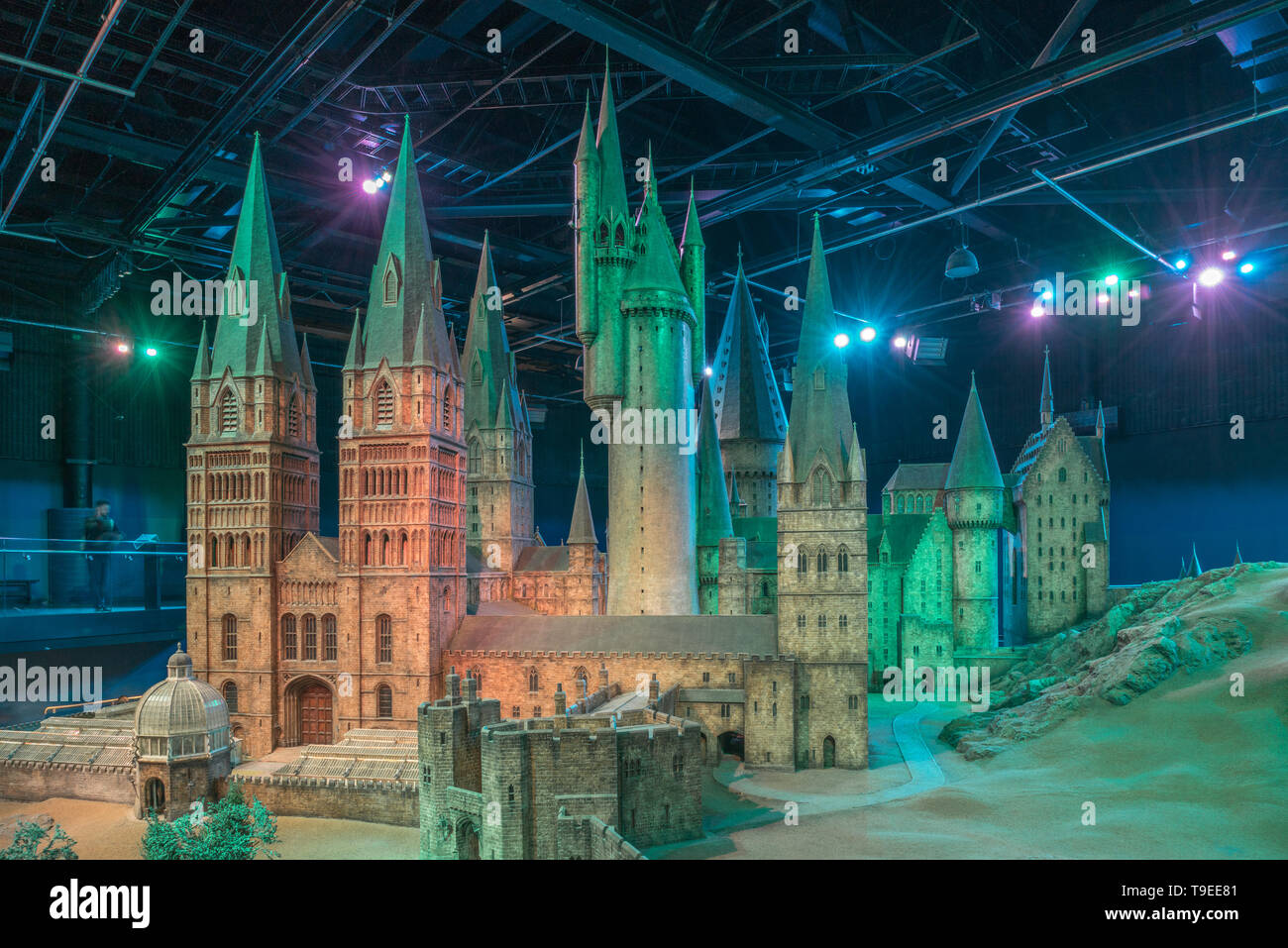 Modello di enorme di Hogwarts castello che fu utilizzato per la ...