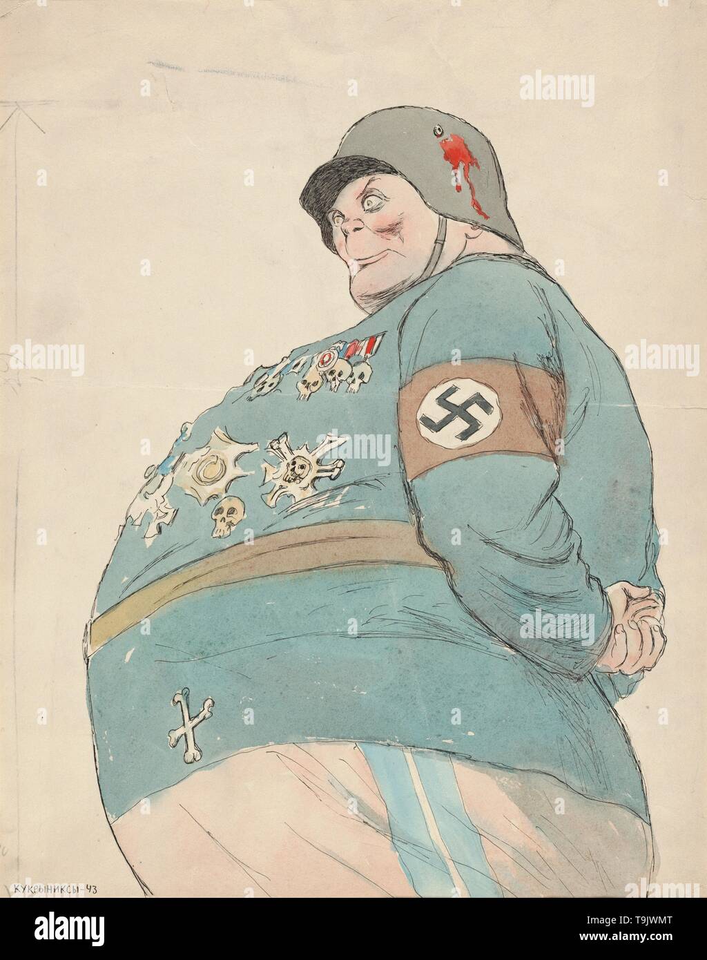 Hermann Goering. Museo: Collezione privata. Autore: Kukryniksy (gruppo ...