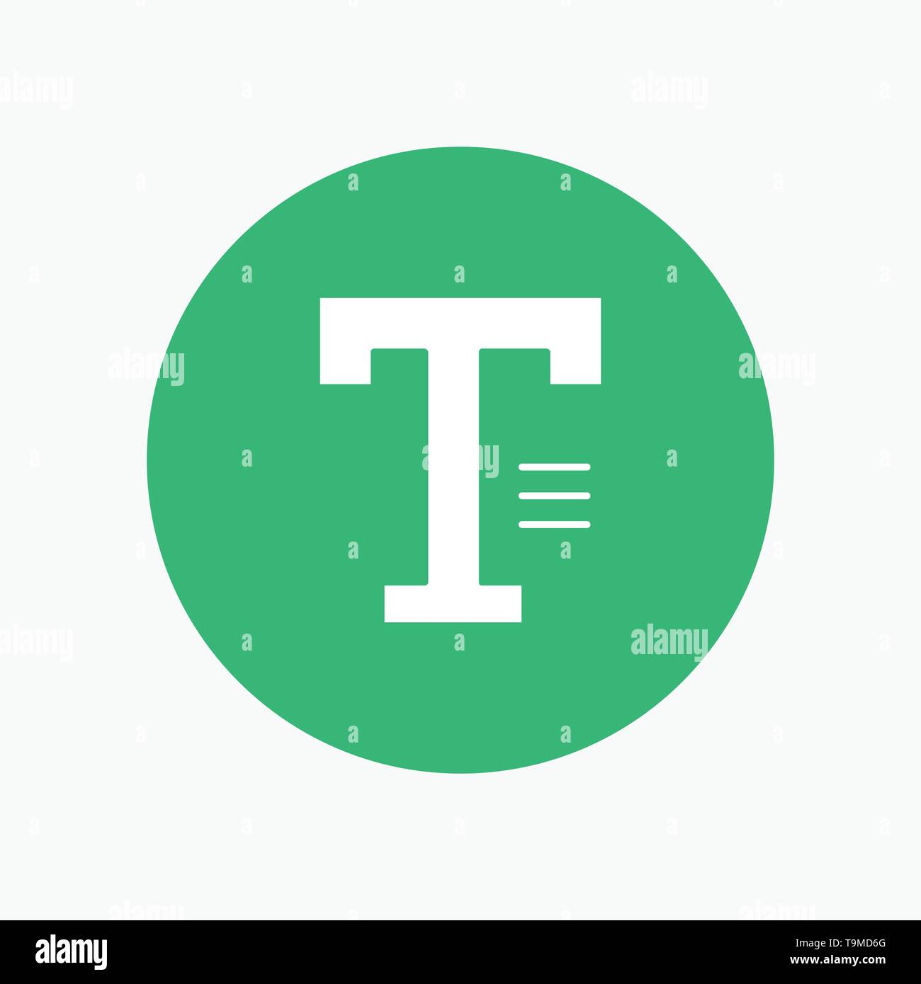 Simbolo testo tipo tipografia parola scrivere Immagini Vettoriali Stock ...