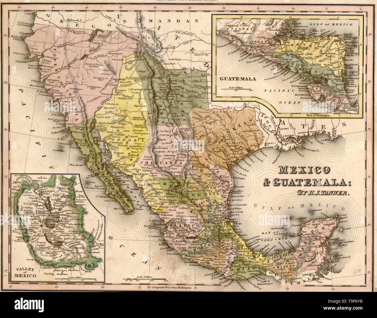 Mappa Di Messico E Guatemala 1844 Foto Stock Alamy mappa-di-messico-e-guatemala-1844-foto-stock-alamy