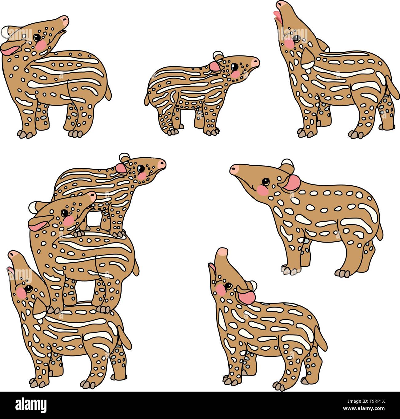 Tapir cartoon immagini e fotografie stock ad alta risoluzione - Alamy