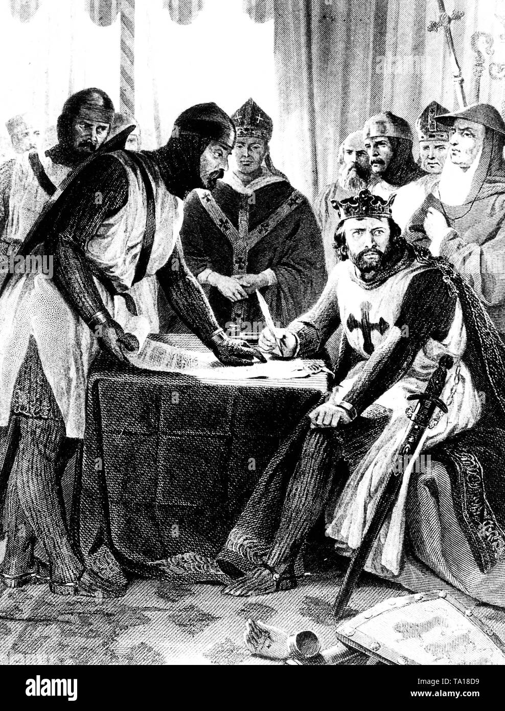 Magna carta libertatum Foto e Immagini Stock in Bianco e Nero - Alamy