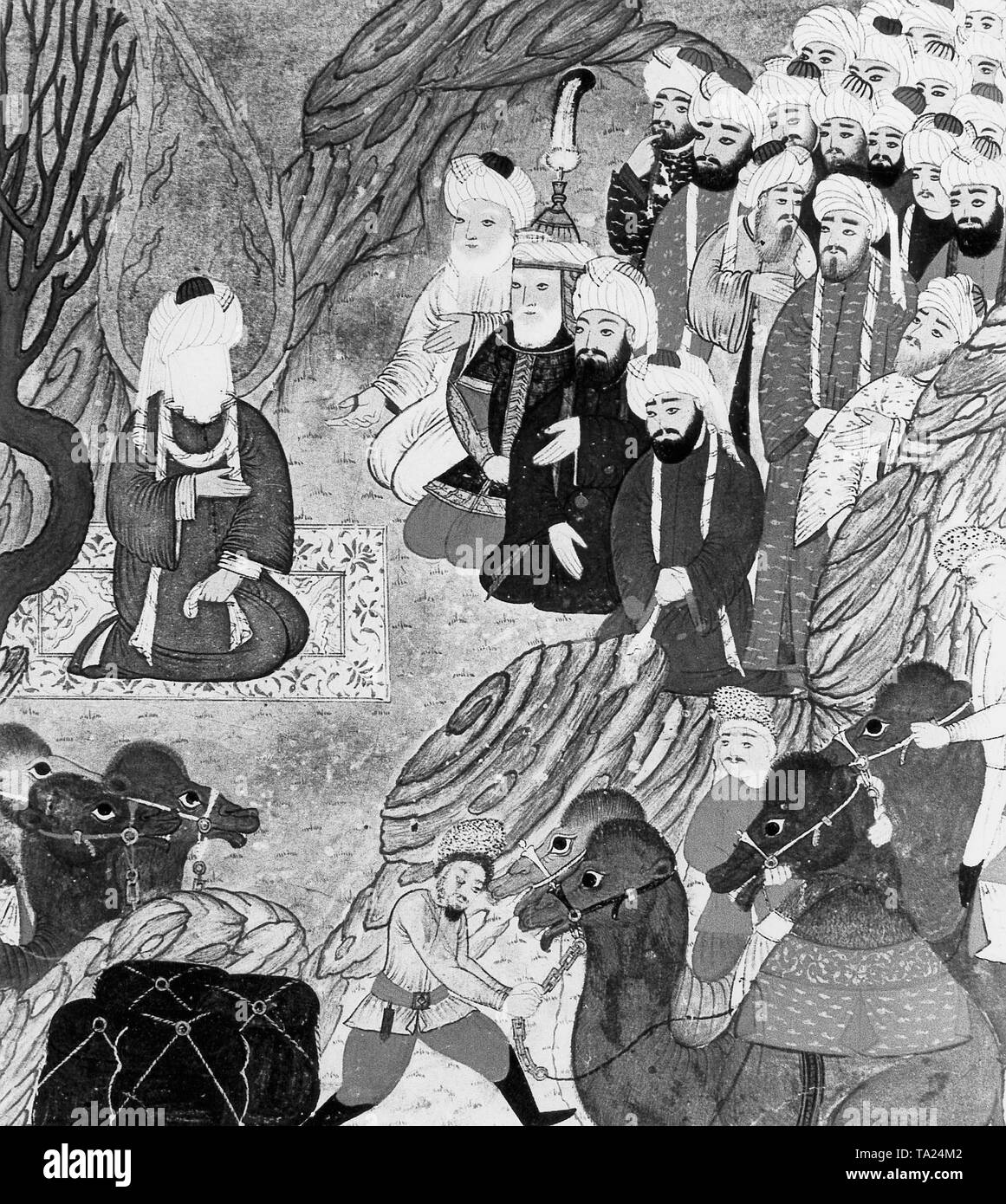 Profeta Maometto, fondatore dell Islam. La foto dopo una miniatura ...