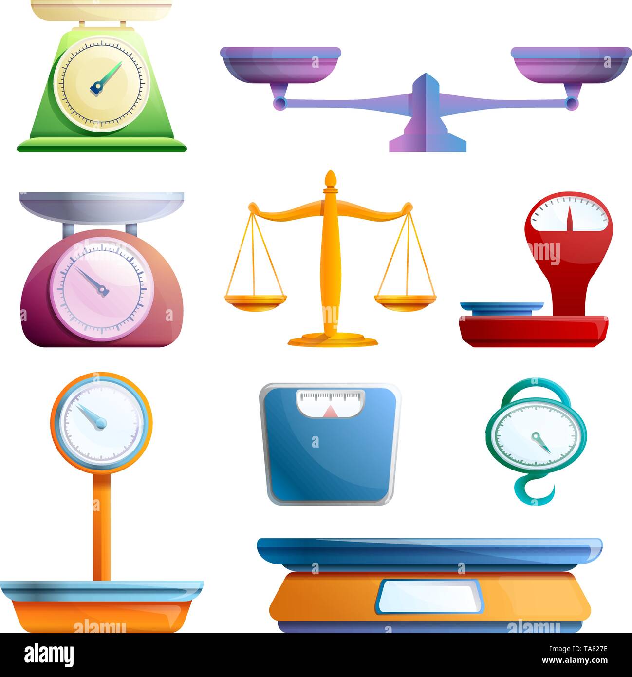 Balance scale cartoon Immagini Vettoriali Stock - Pagina 3 - Alamy