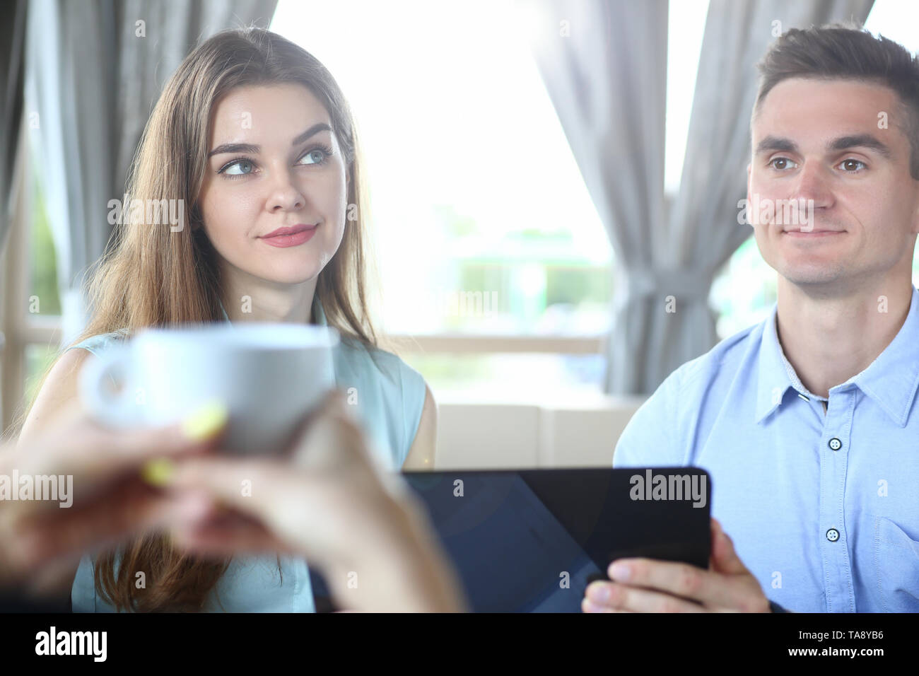 Gioia nella negoziazione immagini e fotografie stock ad alta ...