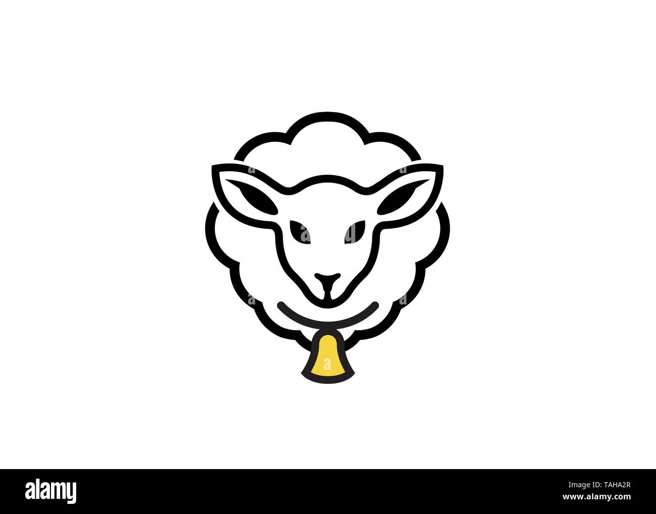 Logo Della Pecora SVG, Vettoriale Logo Della Pecora. Modello Di