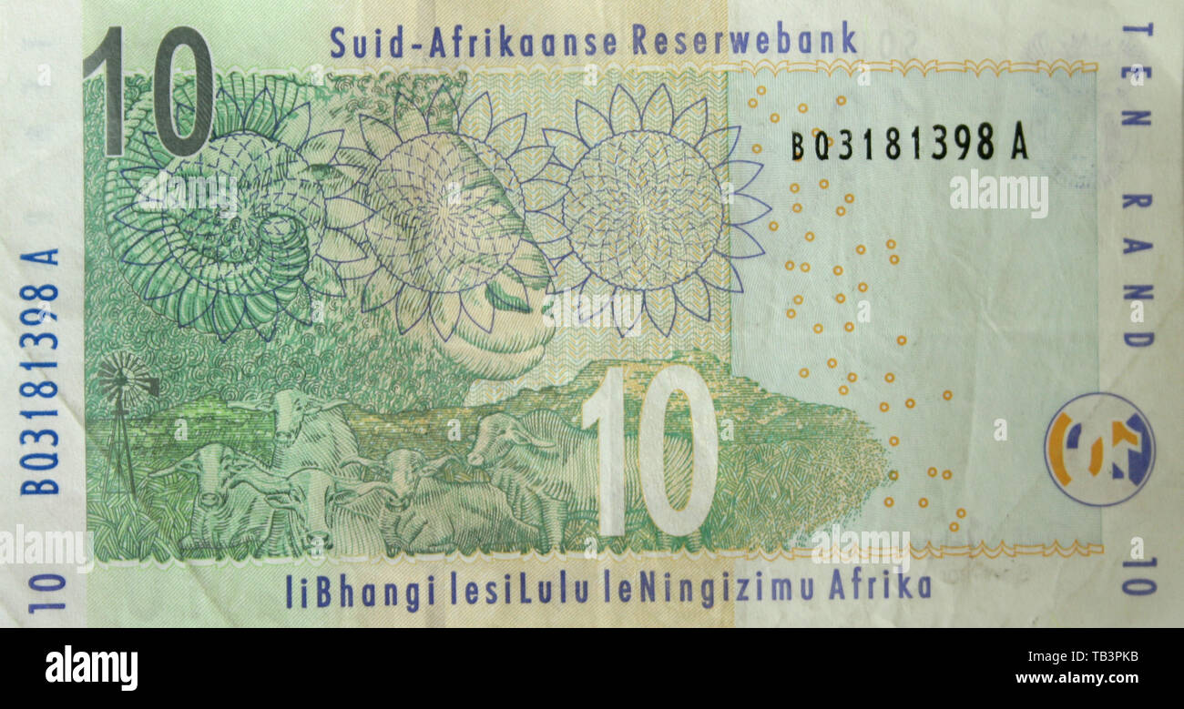 10 rand note immagini e fotografie stock ad alta risoluzione - Alamy