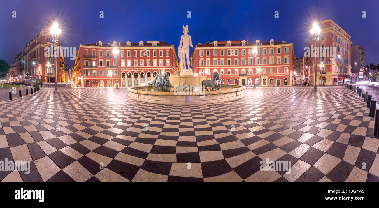 Apollo statue place massena nice immagini e fotografie stock ad alta ...