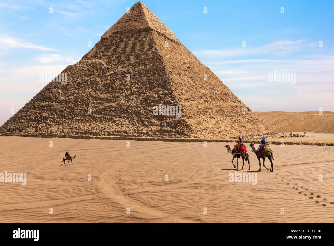Egitto Piramide Giza Deserto Cairo Immagini e Fotos Stock - Alamy