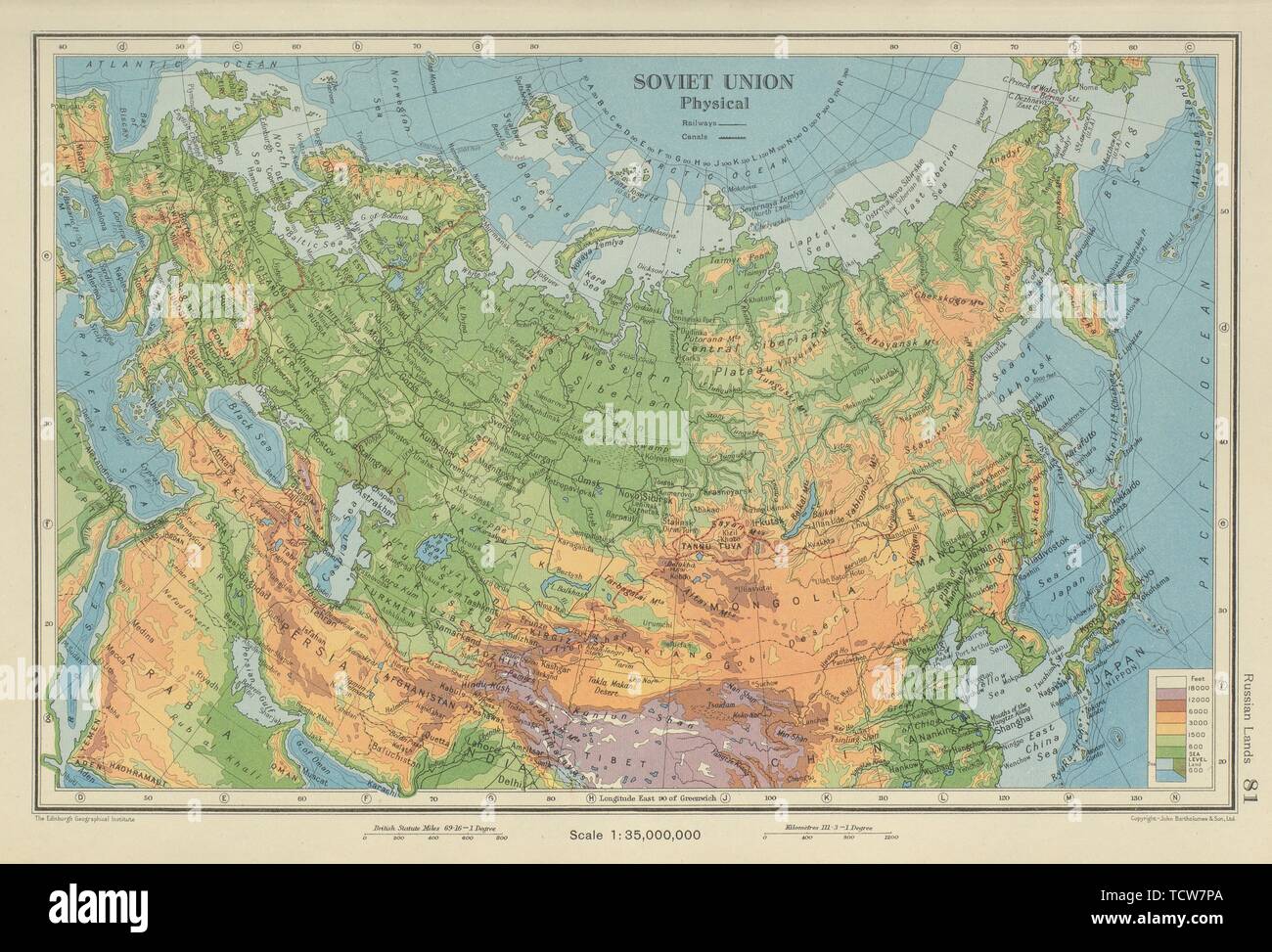 Mappa dell'urss immagini e fotografie stock ad alta risoluzione - Alamy