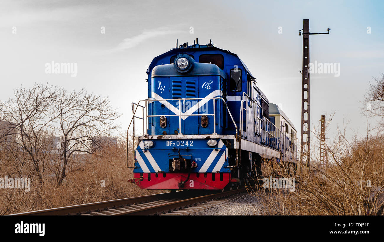 Locomotiva a combustione interna immagini e fotografie stock ad alta ...