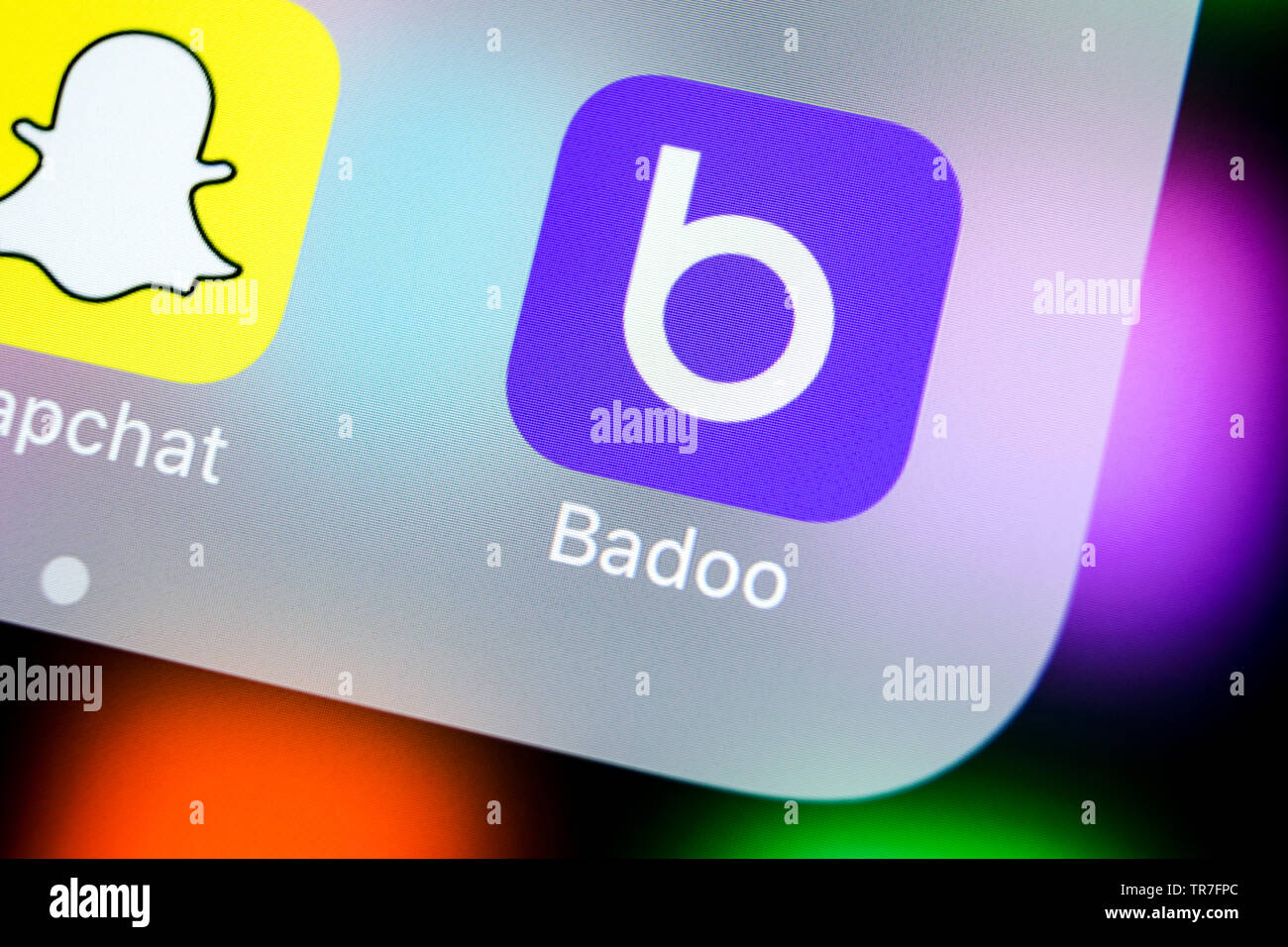 Badoo icon immagini e fotografie stock ad alta risoluzione - Alamy