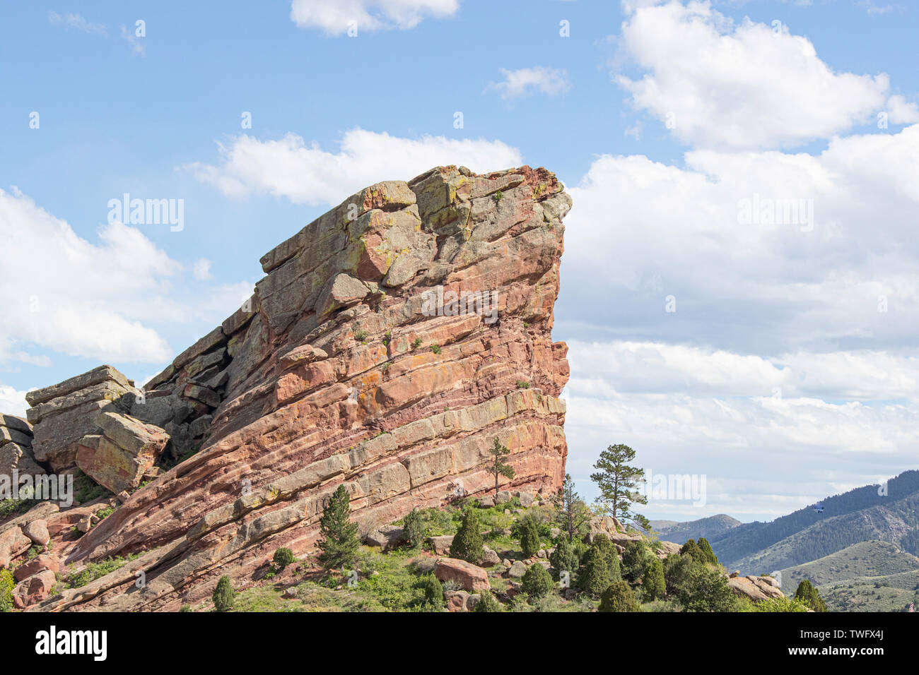 Red rocks colorado amphitheatre immagini e fotografie stock ad alta ...