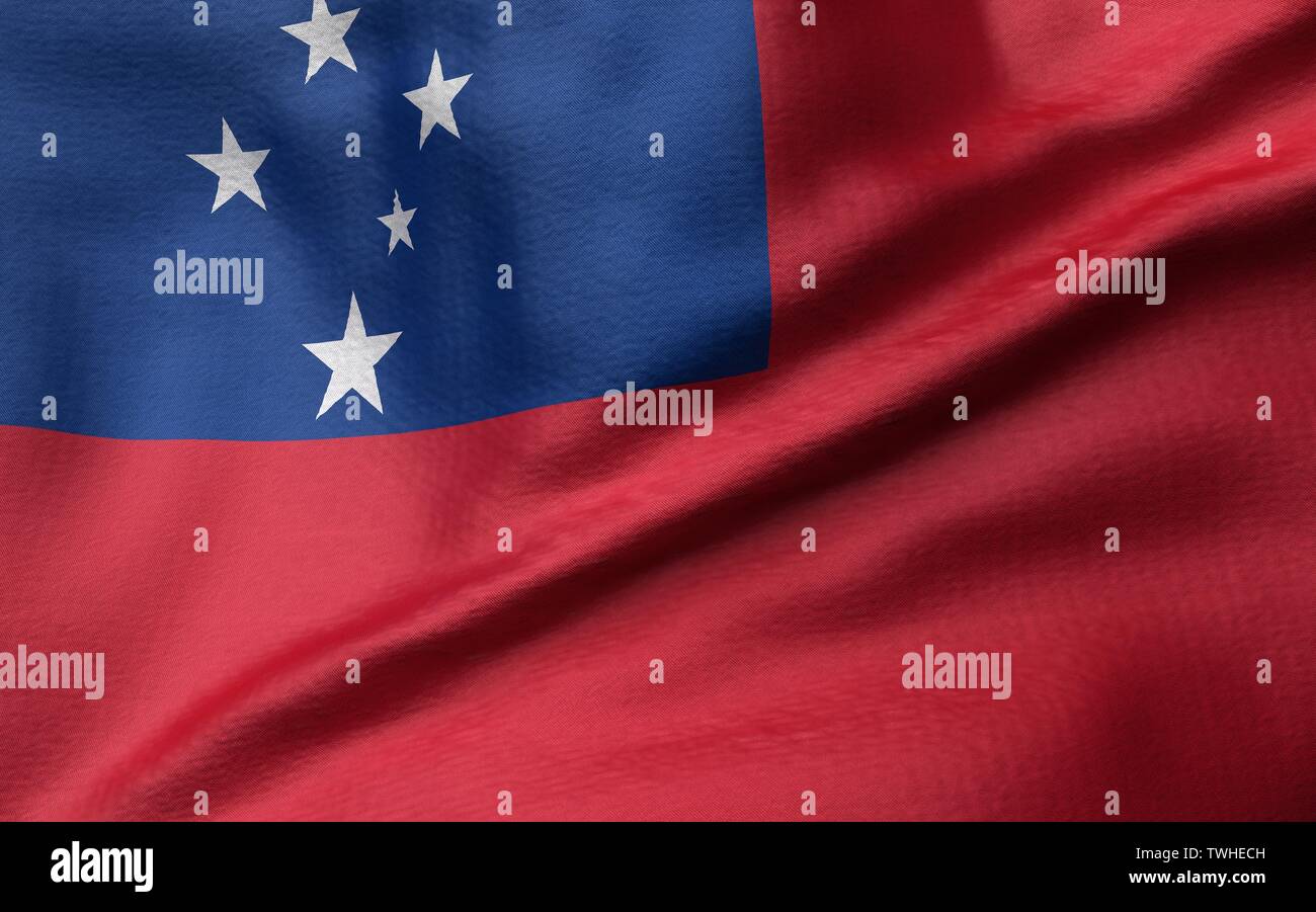 Bandiera samoa immagini e fotografie stock ad alta risoluzione - Alamy