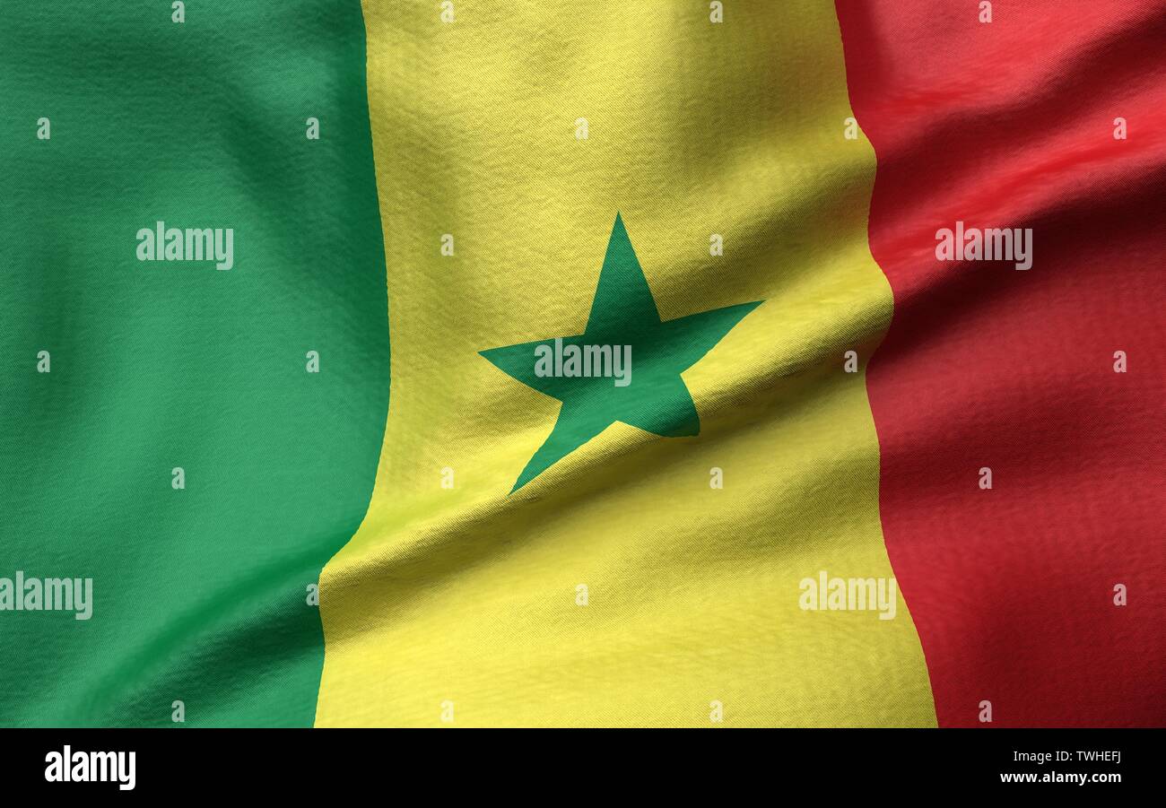 Bandiera della repubblica senegalese immagini e fotografie stock ad ...