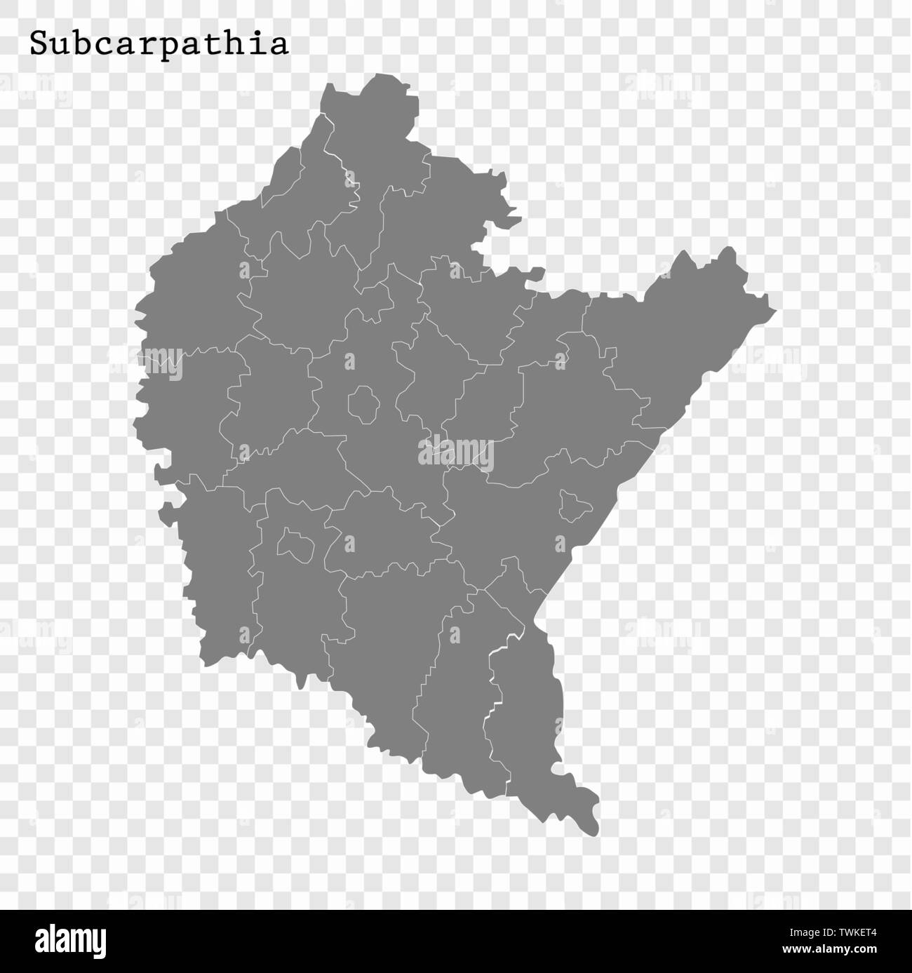Mappa della slesia Immagini Vettoriali Stock - Alamy