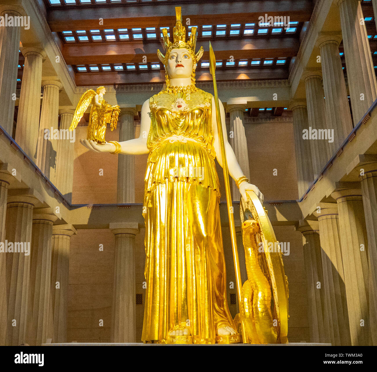 Statua di athena parthenos immagini e fotografie stock ad alta ...