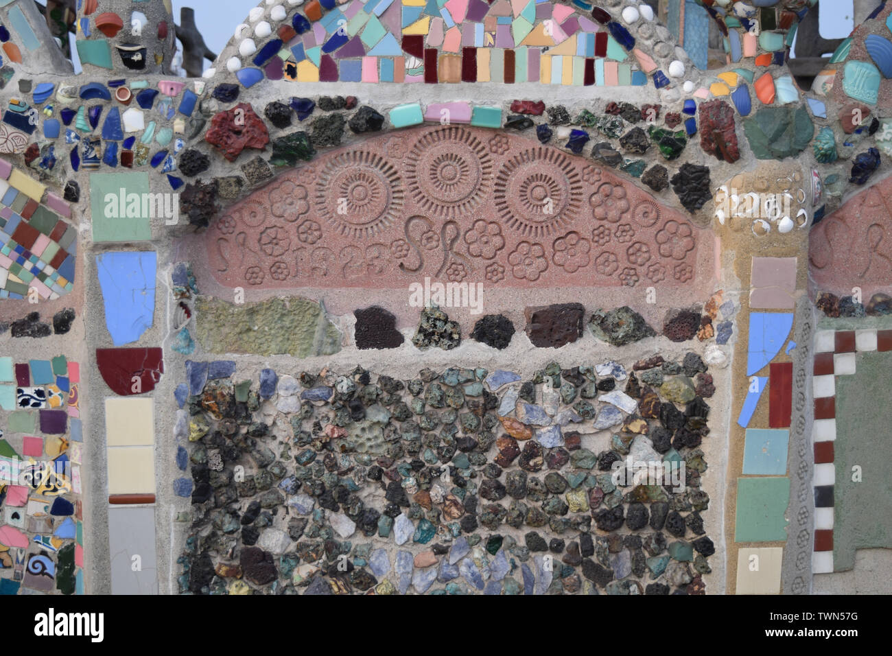 The watts towers los angeles immagini e fotografie stock ad alta ...