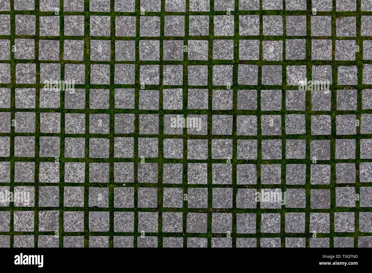 Vecchia piastrella in ciottoli di texture nella città vecchia. Città ...