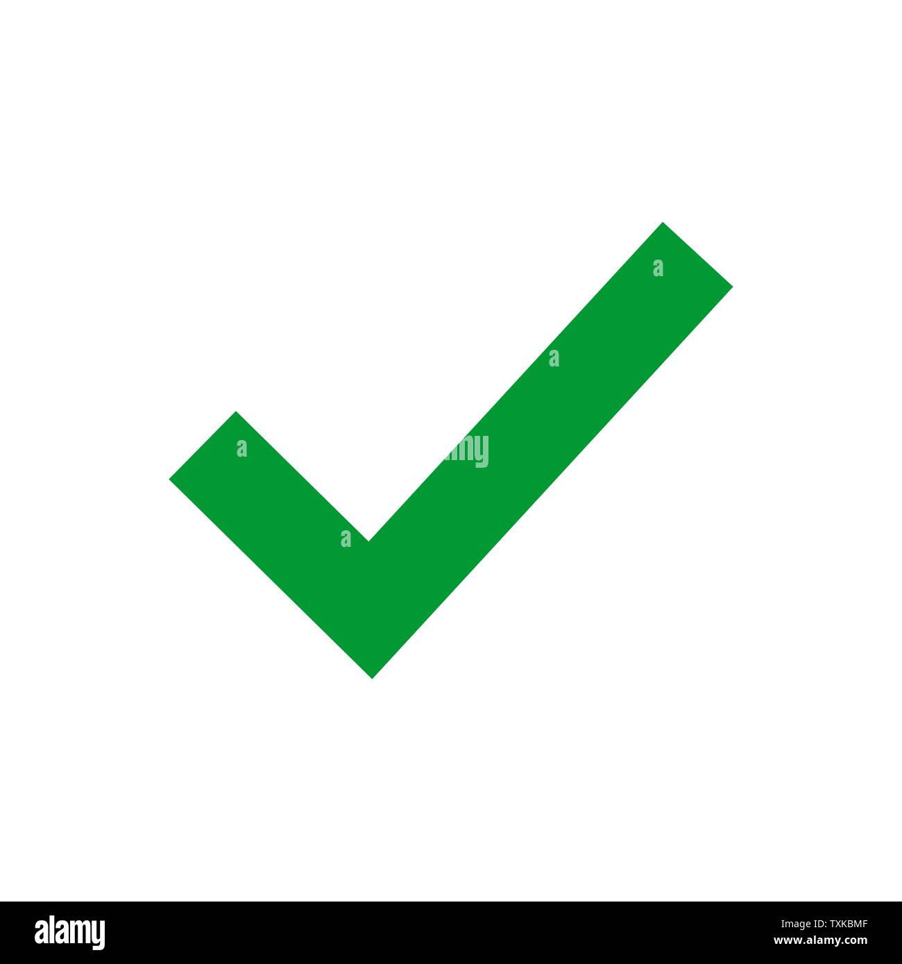 Green check mark Immagini Vettoriali Stock - Alamy