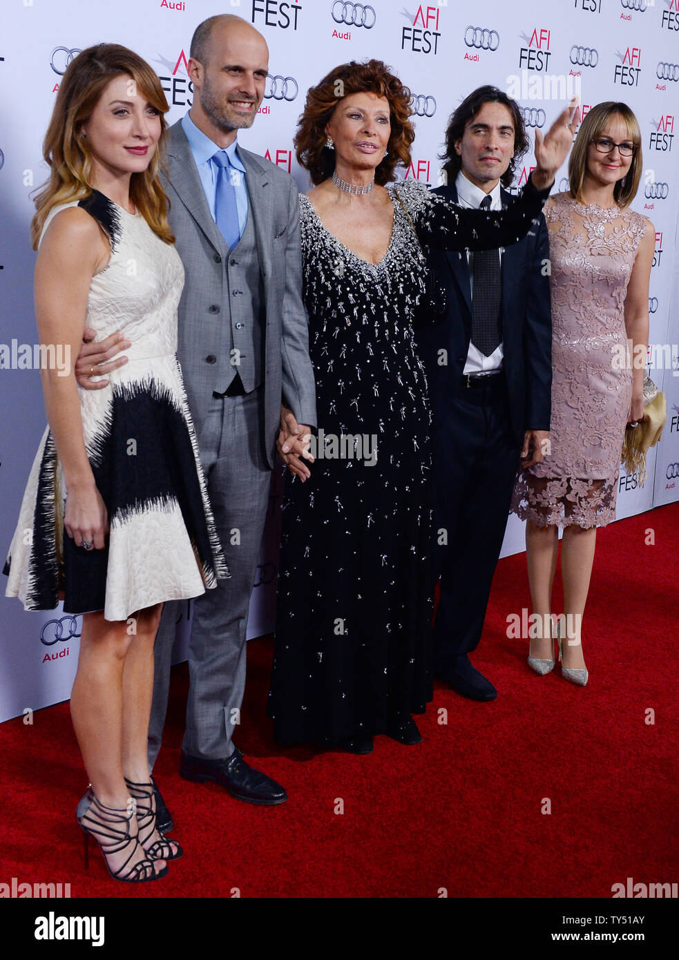 L'attrice Sasha Alexander, direttore Edoardo Ponti, attrice Sophia ...