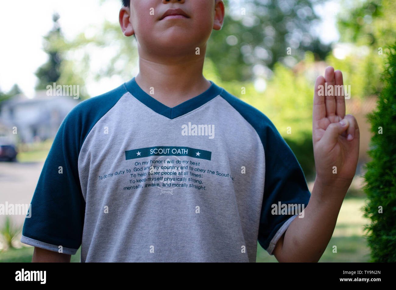 Promesa scout immagini e fotografie stock ad alta risoluzione - Alamy