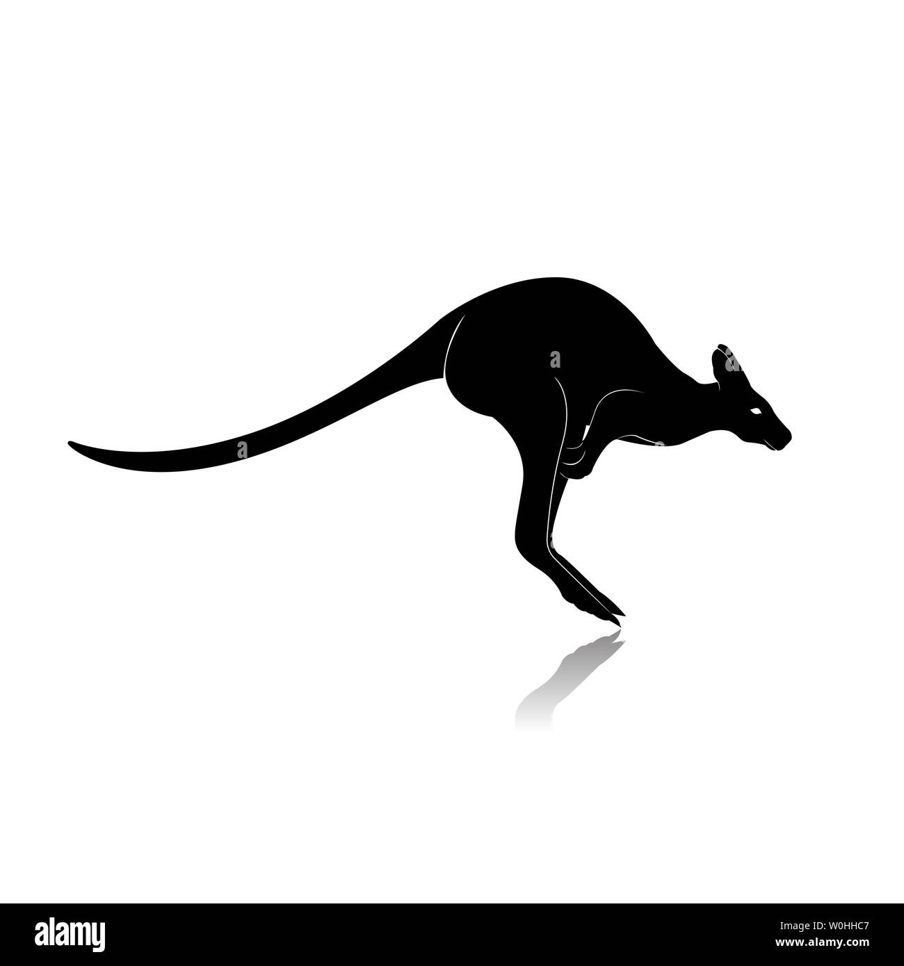 Caccia animale silhouette Immagini Vettoriali Stock - Alamy
