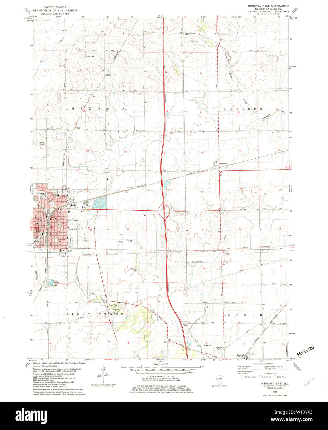 Mendota, illinois, mappa immagini e fotografie stock ad alta ...