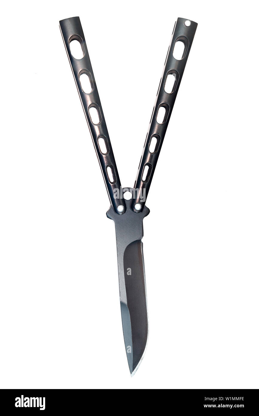 Butterfly knife immagini e fotografie stock ad alta risoluzione - Alamy