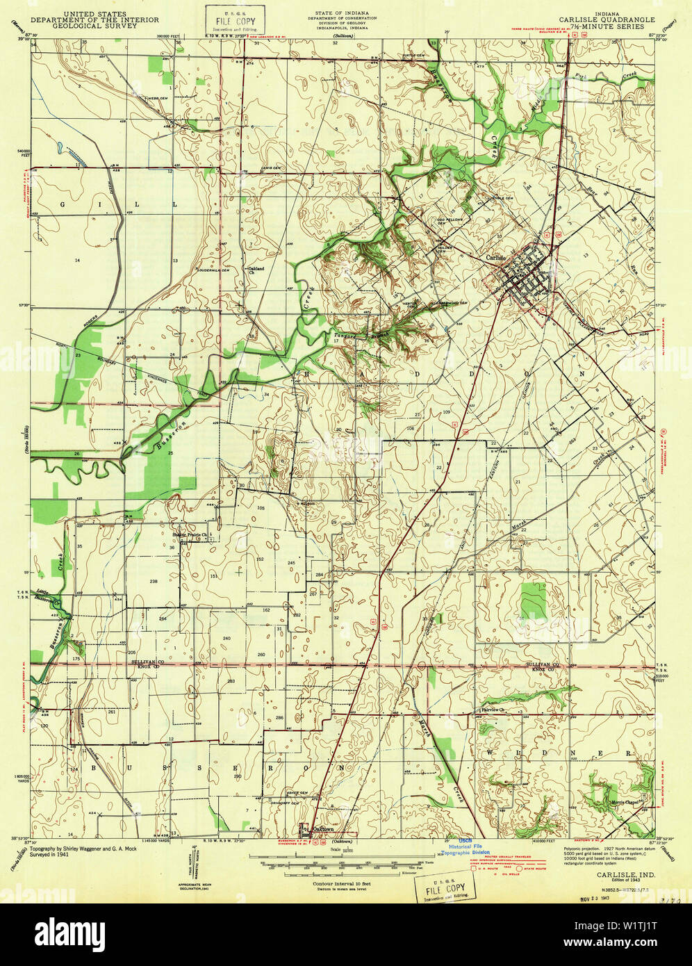Mappa di carlisle, indiana immagini e fotografie stock ad alta ...
