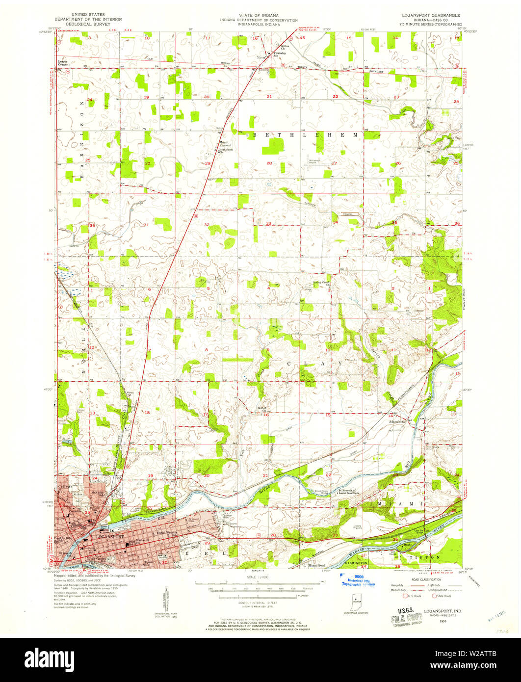 Mappa di logansport immagini e fotografie stock ad alta risoluzione - Alamy