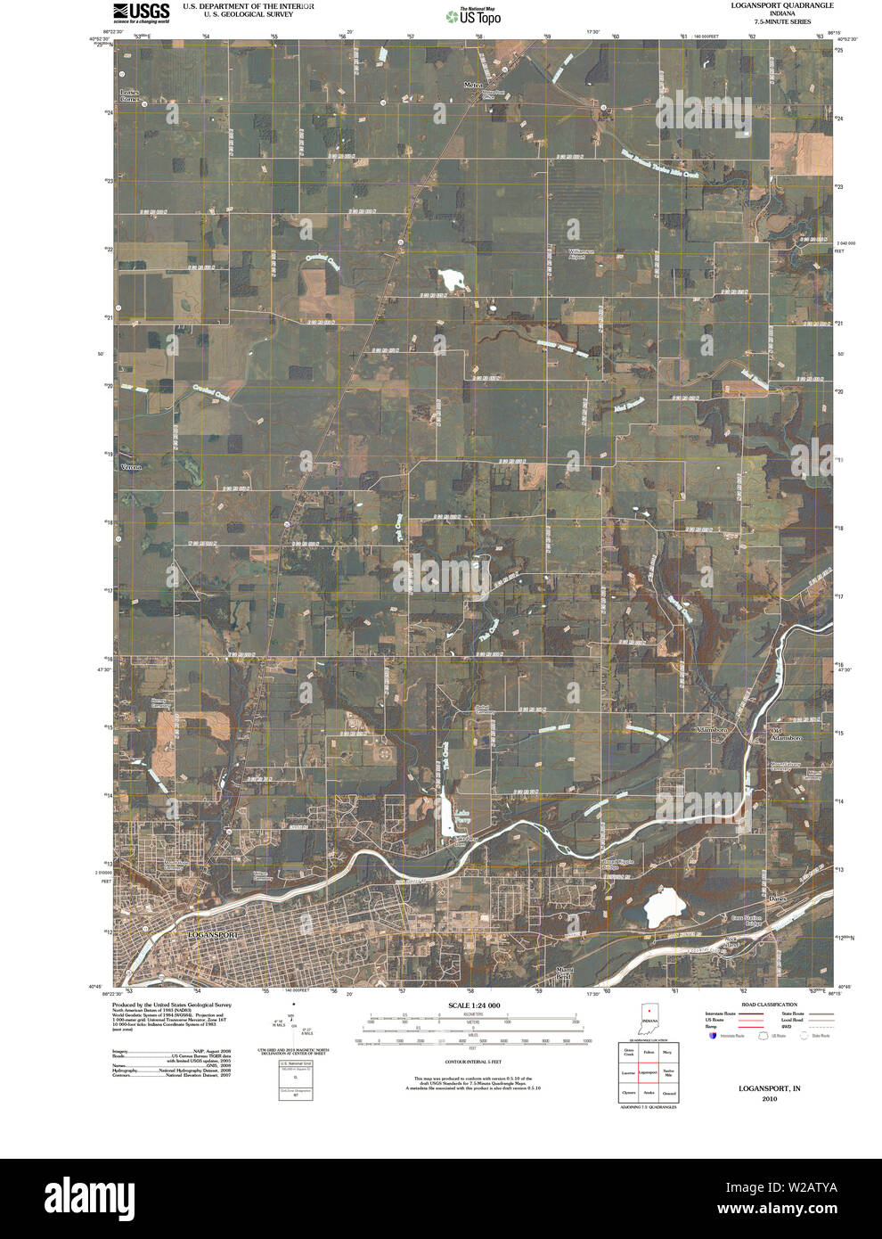 Mappa di logansport immagini e fotografie stock ad alta risoluzione - Alamy