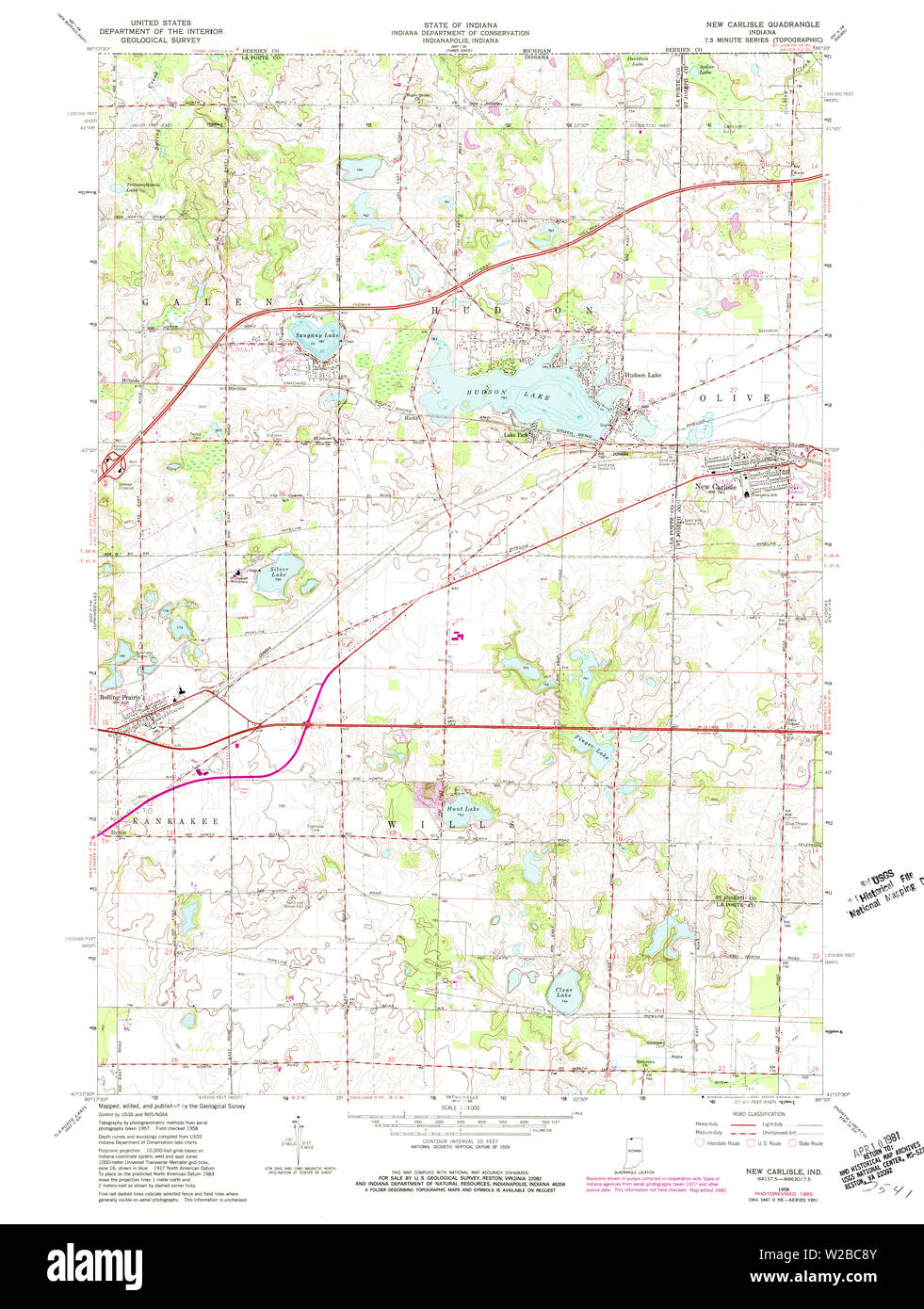 Mappa di carlisle, indiana immagini e fotografie stock ad alta ...